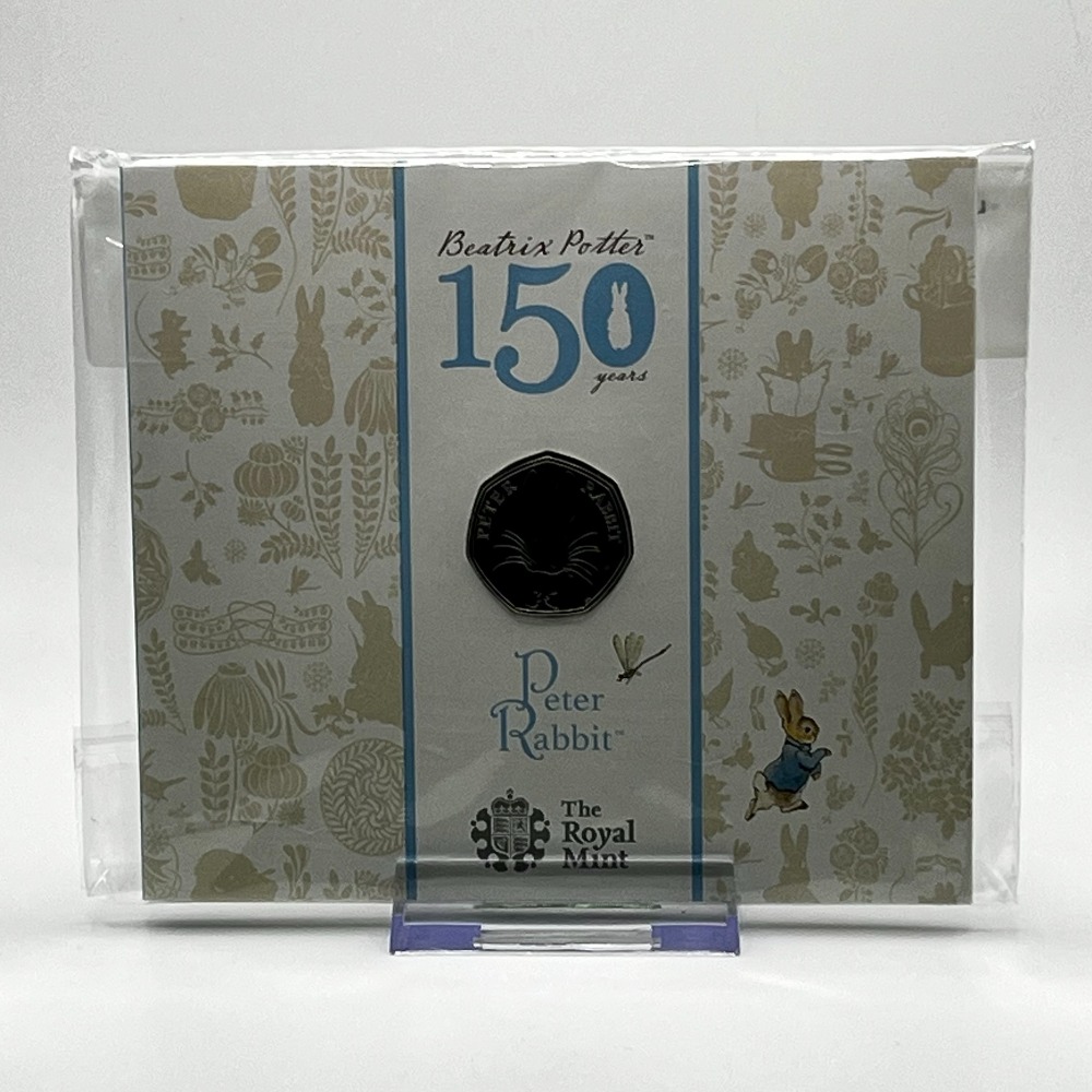 New BEATRIX POTTER 150 YEARS PETER RABBIT THE ROYAL MINT 50P - Own4Less